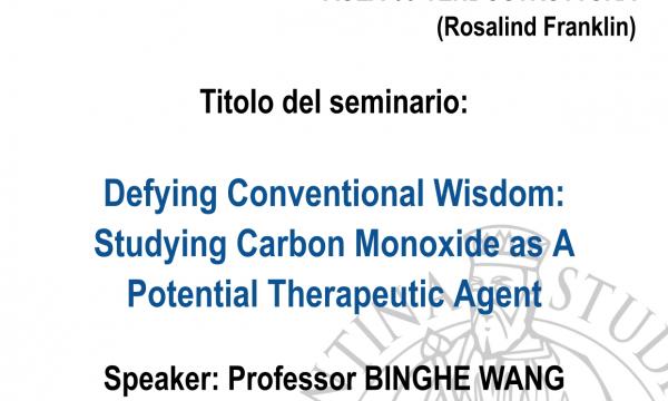 Seminario del Professor Binghe wang | News | Dipartimento di Neuroscienze, Psicologia, Area del ...